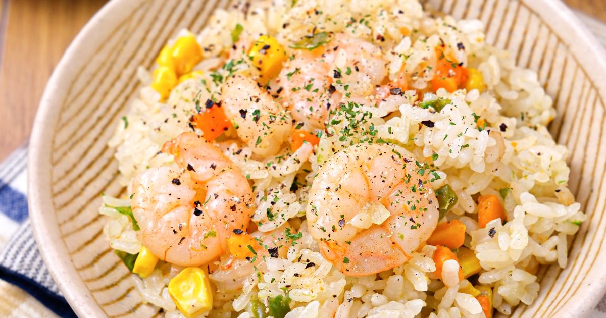 Rice Cooker Shrimp Pilaf | Tokyo Recipes by Nadia