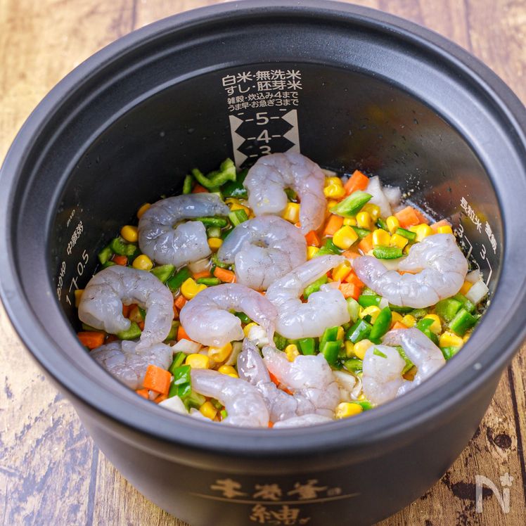 Rice Cooker Shrimp Pilaf | Tokyo Recipes by Nadia
